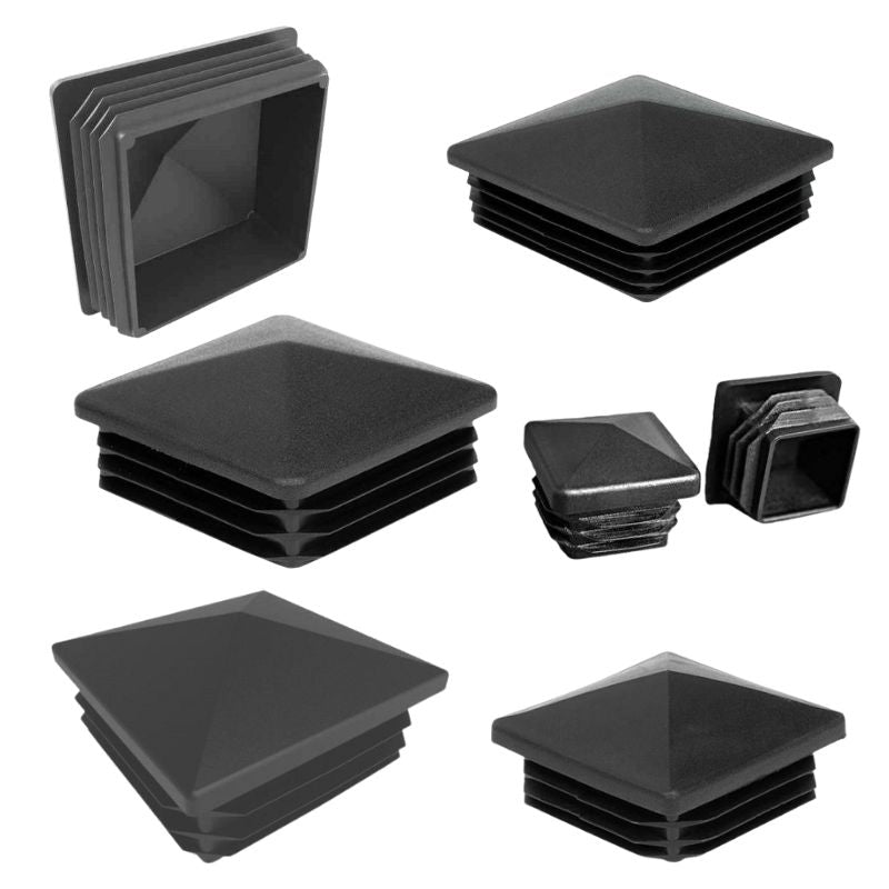 Plastic Pyramidal End Cap for Square Tubing | Tube Insert for Fence ...