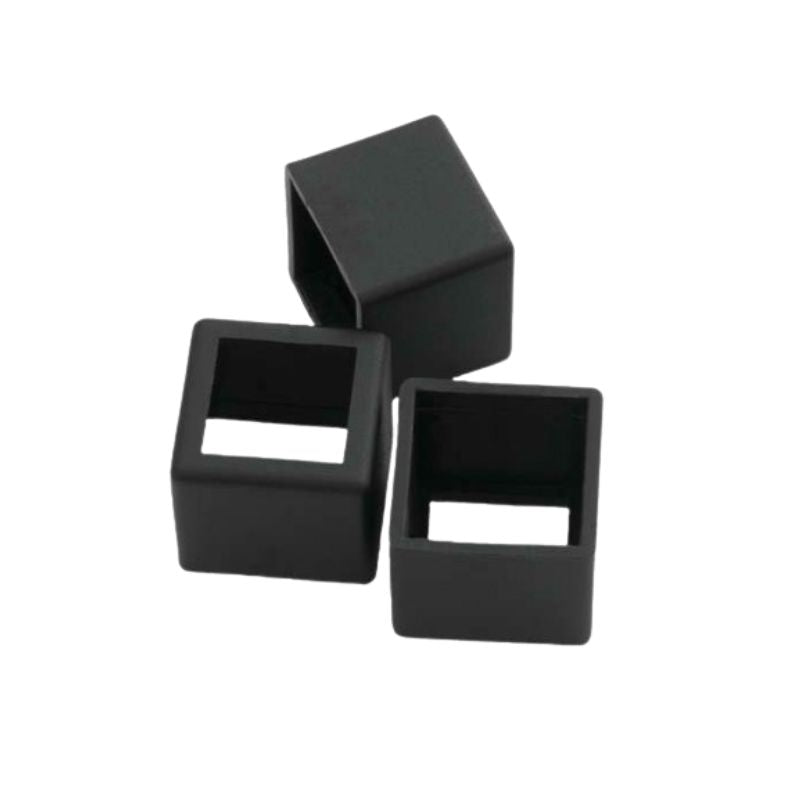 Plastic External Square Tube Insert — Adapter Sleeve for Square Tubes ...
